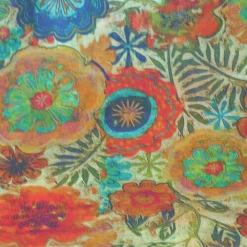 Классическая высококачественная ткань из 100% чистого рами с цветочным принтом для платьев, летнее тонкое платье ручной работы «сделай сам» для шитья