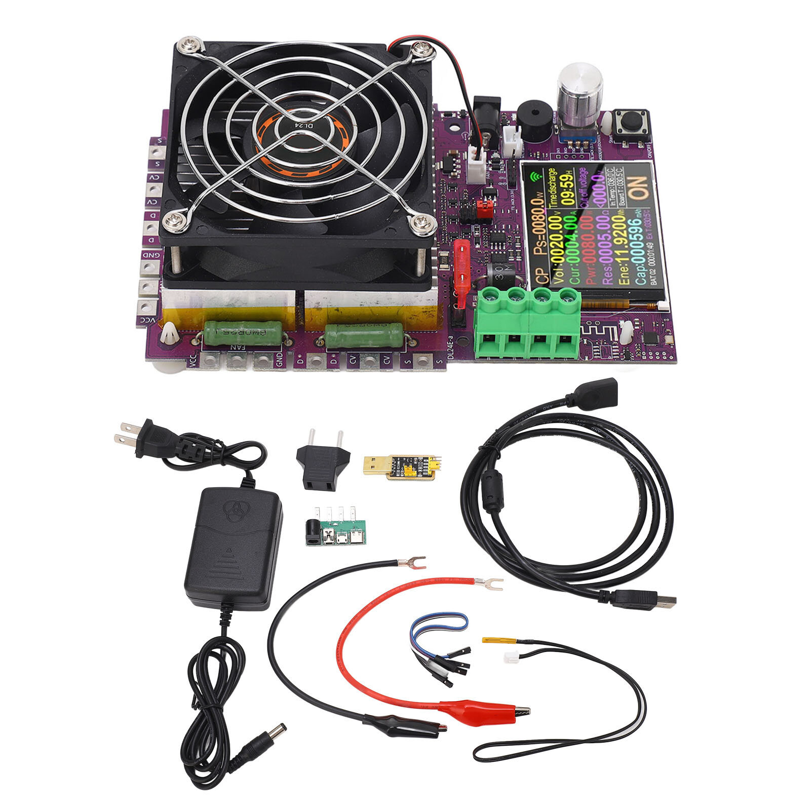 Электронный нагрузочный тестер Wi -Fi Батарея сопротивления нагрузки на разрядки батареи 100–240 В