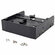 Hard Drive Bracket, Plastic Multi Function 3.5 To 5.25 Bracket Black for PCs