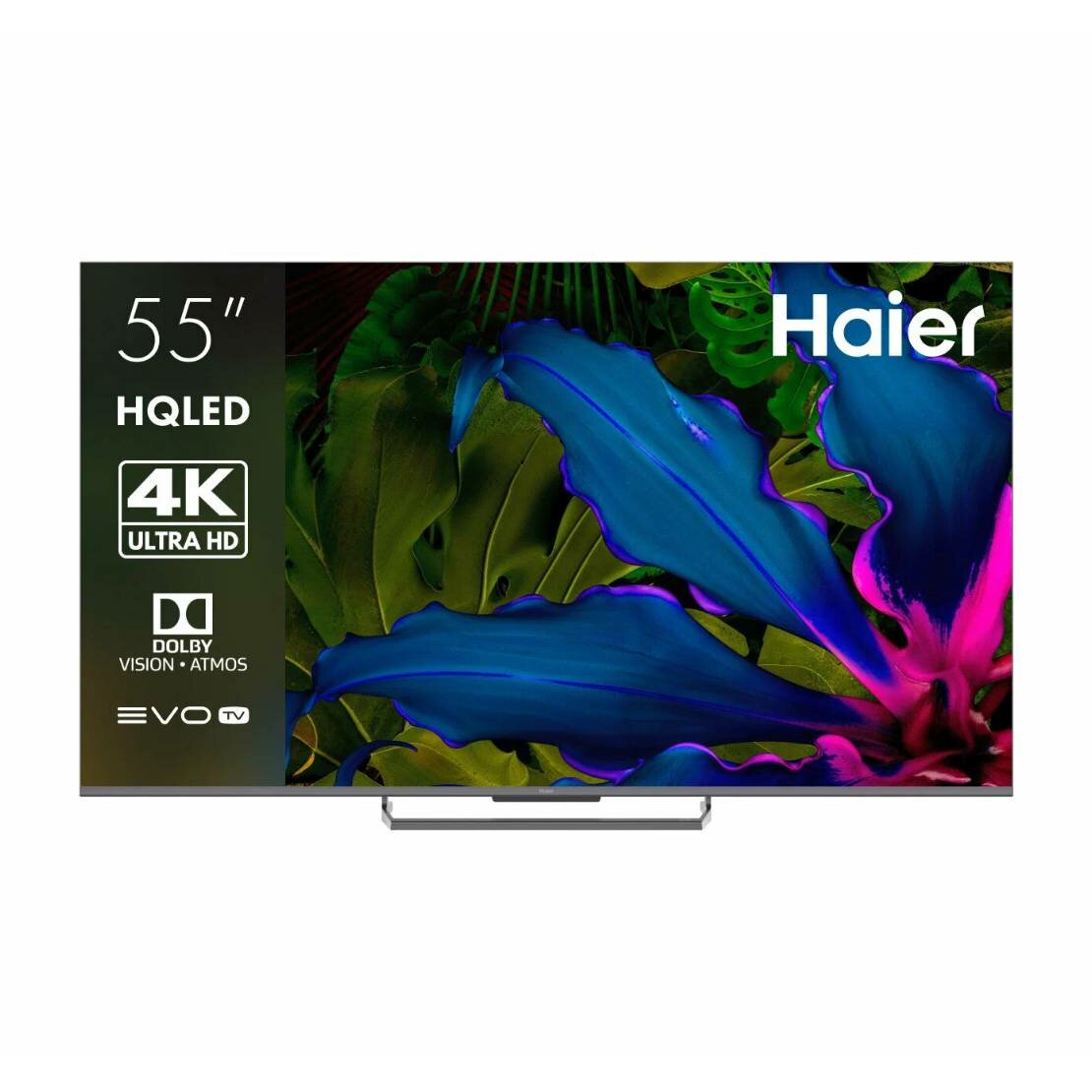 Умный телевизор Haier Smart TV S6 HQLED (DH1VVZD03RU), 3840×2160, VA, смарт ТВ, Android TV, 144 Гц, серый