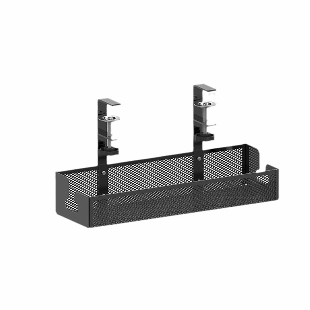 Подстольный органайзер для кабелей - сетчатый ящик без сверления, держатель для проводов с высокой несущей способностью для хранения шнура B