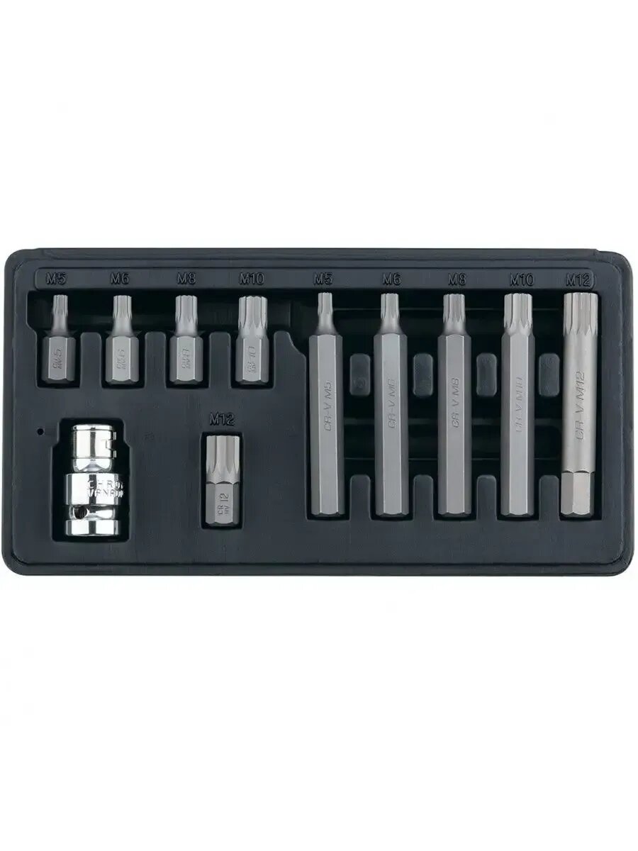 Набор бит для шуруповерта SPLine, 10 мм, 11 шт, STELS 11312