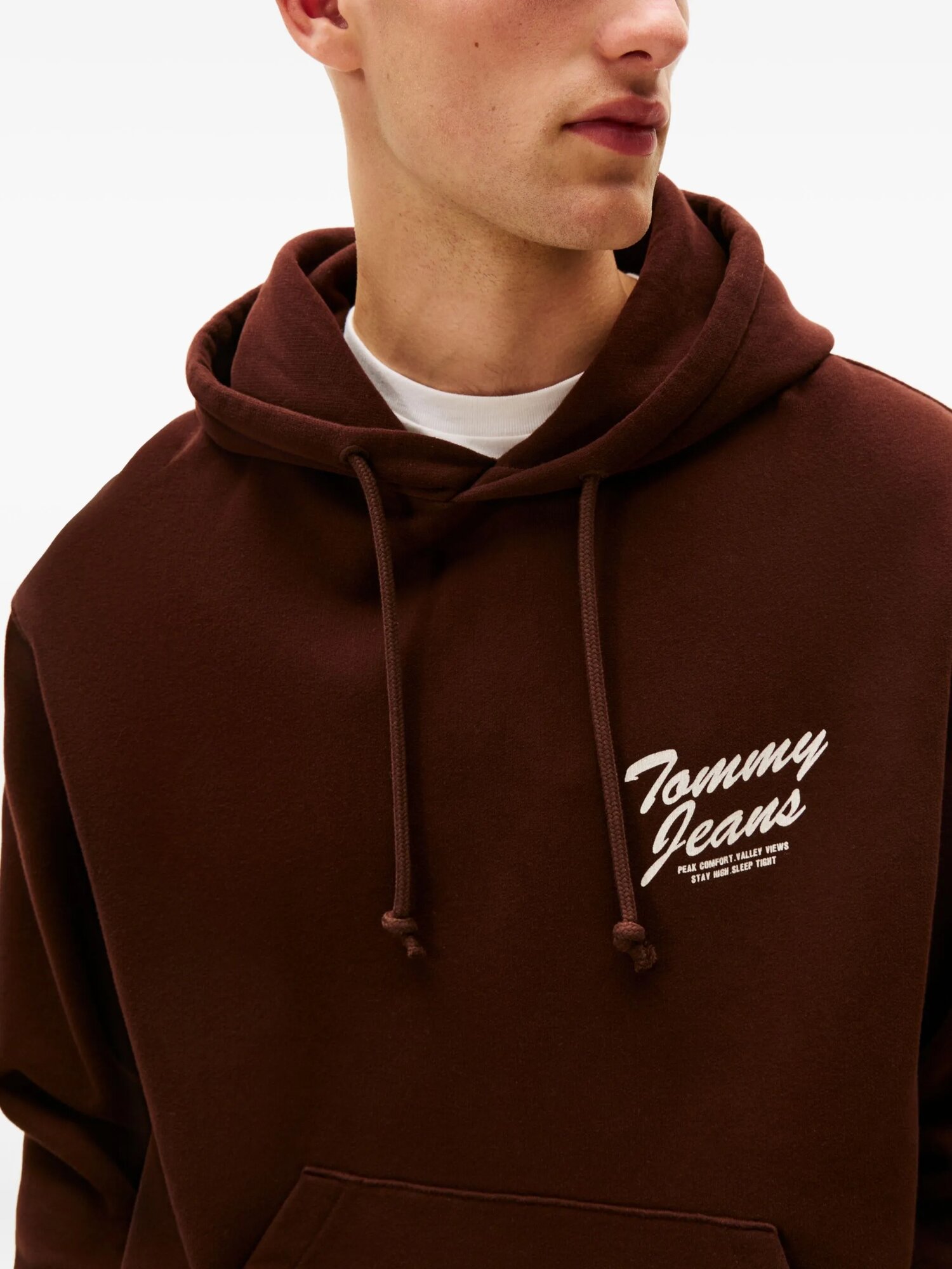 Худи TOMMY HILFIGER, размер S, , коричневый — фото 1