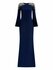 Платье Jenny Packham Adeline, размер 12, синий