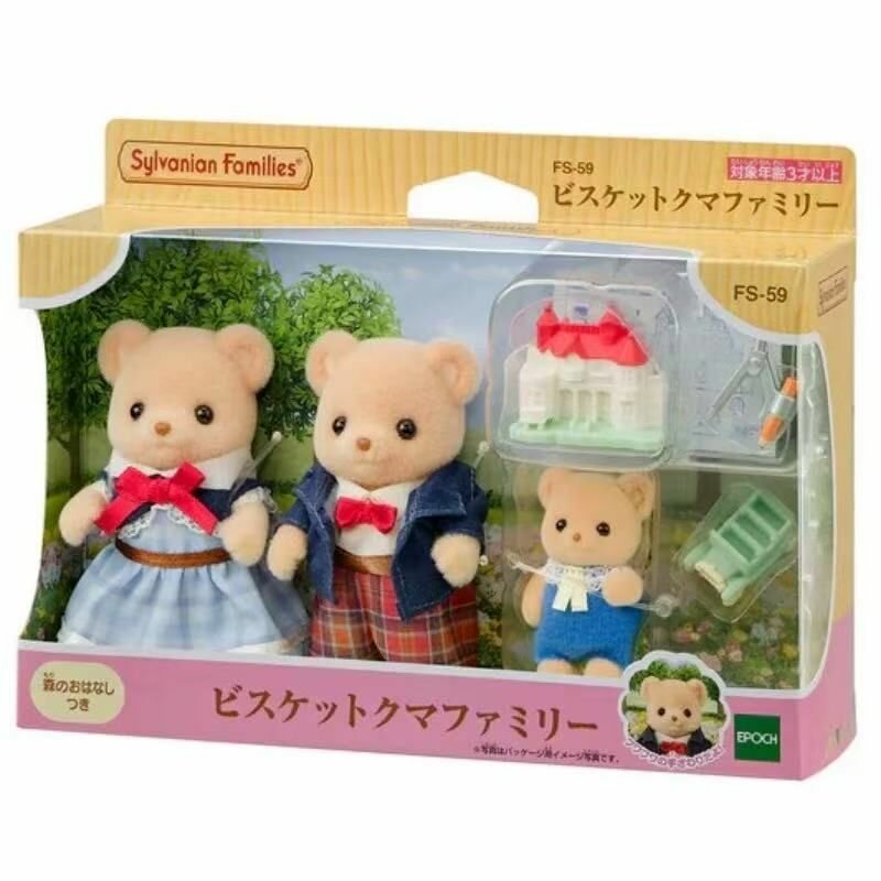 2025 New Sylvanian Families Play House Toys Семейство печенья.