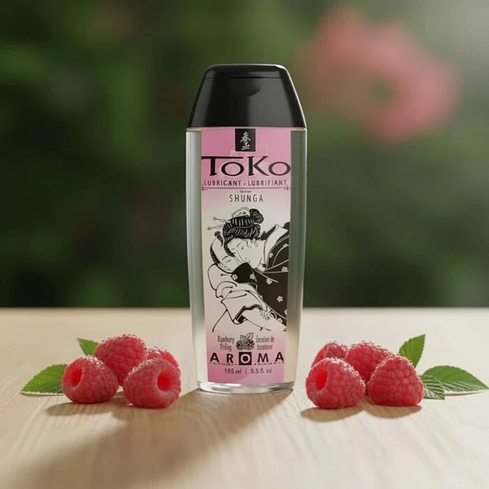 Съедобный лубрикант Shunga«Toko AROMA Малиновое чувство», 165 мл