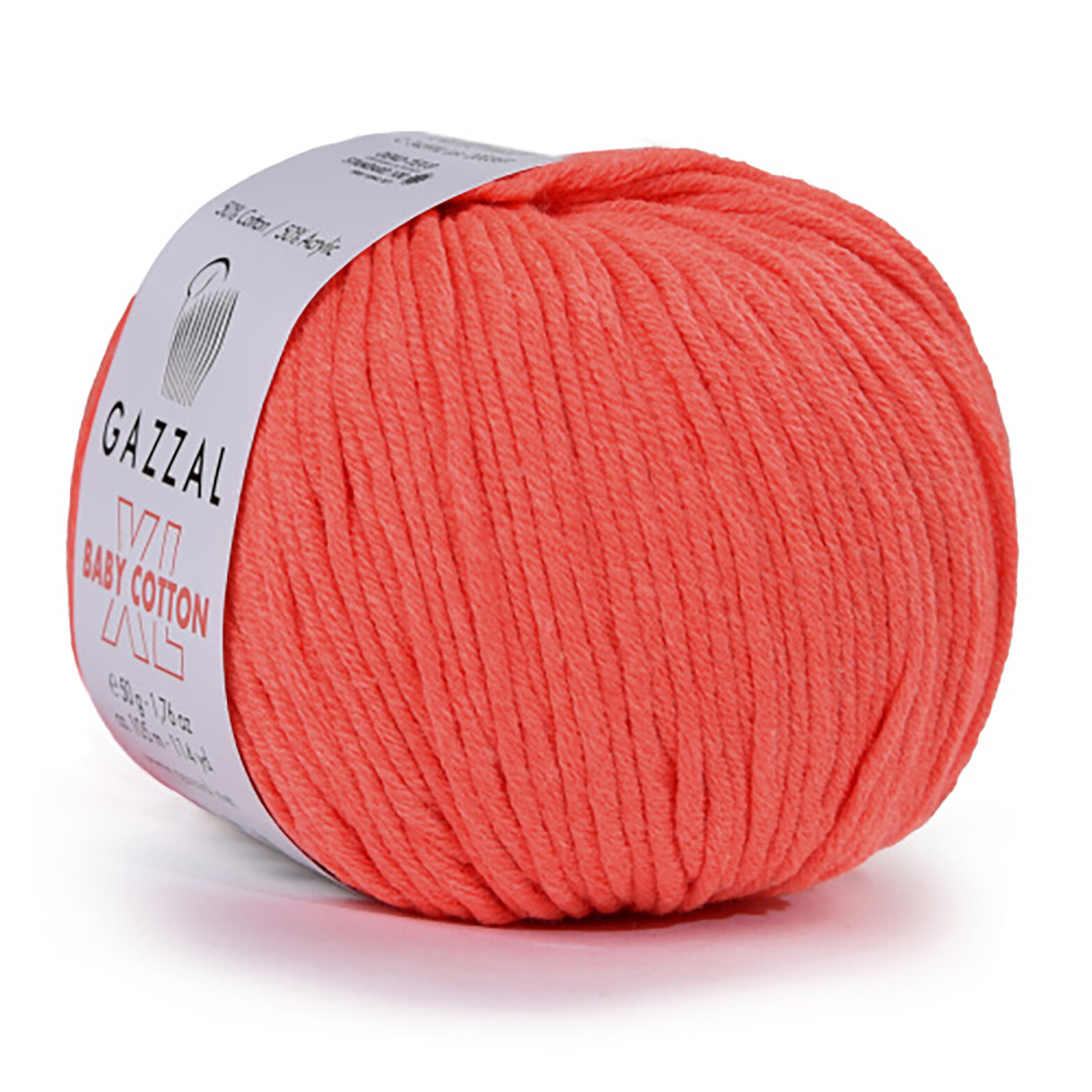 1 Моток, GAZZAL Baby Cotton Xl, 50% Хлопок, 50% Акрил, Цвет-3459 XL