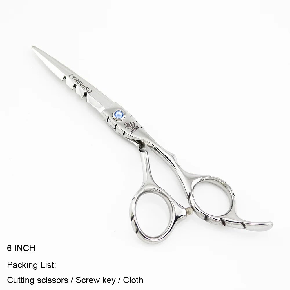Ножницы для волос Lyrebird 5.5 или 6 дюймов из нержавеющей стали Cutting 6 no box