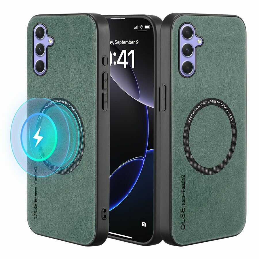 Чехол-Case MagSafe чехол для Samsung Galaxy A55 5G(Самсунг Галакси А55) Нескользящий и удобный