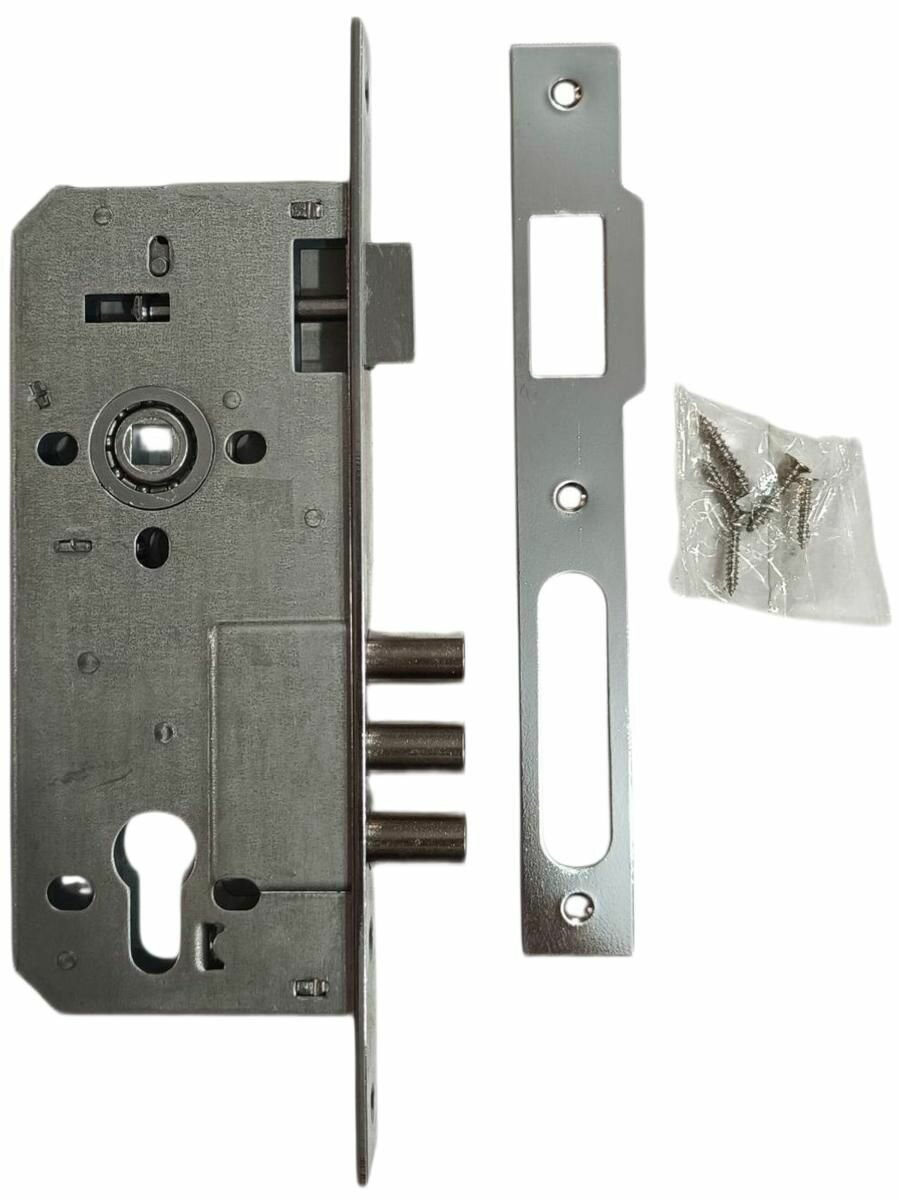 Замок Врезной ЗВ 194R-3M-45 CP Leksa б/ц