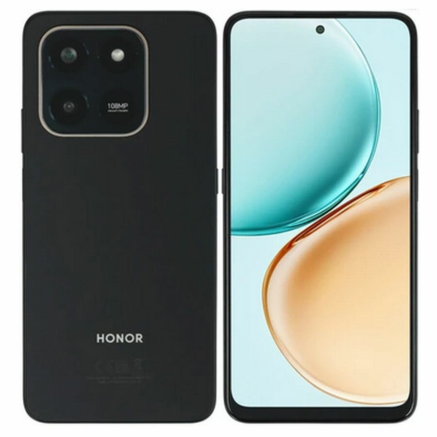 6,77" Смартфон HONOR X7d 8/128 ГБ (5109BYVP) 2025, черный