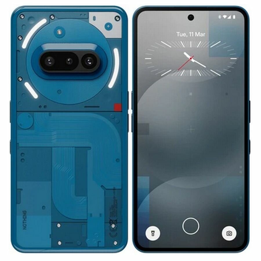 6,77" Смартфон Nothing Phone 3A 12/256 ГБ (PHONE 3A) 2025, синий