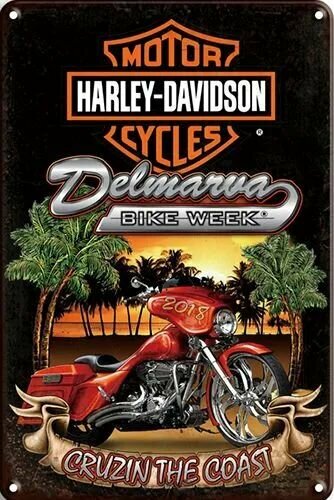 Harley Davidson, табличка металлическая, постер на стену табличка металлическая, постер на стену30x20cm