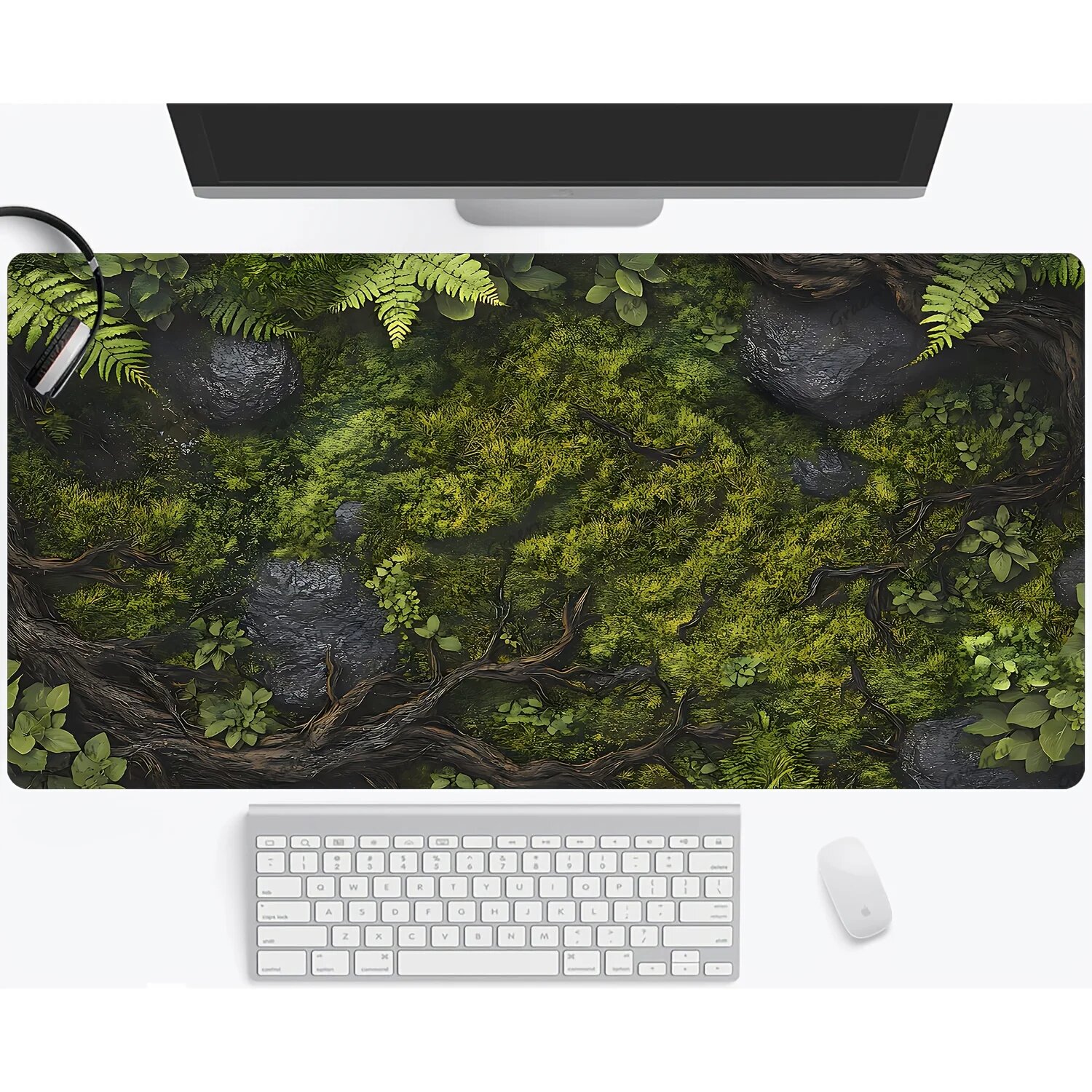 Коврик для мыши Mairuige, лес, 90x30 см