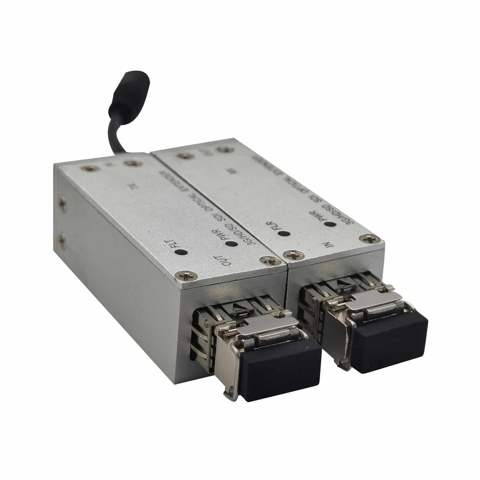 Оптоволоконный преобразователь 1080P 3G-SDI SMB, до 120 км DVB-ASI