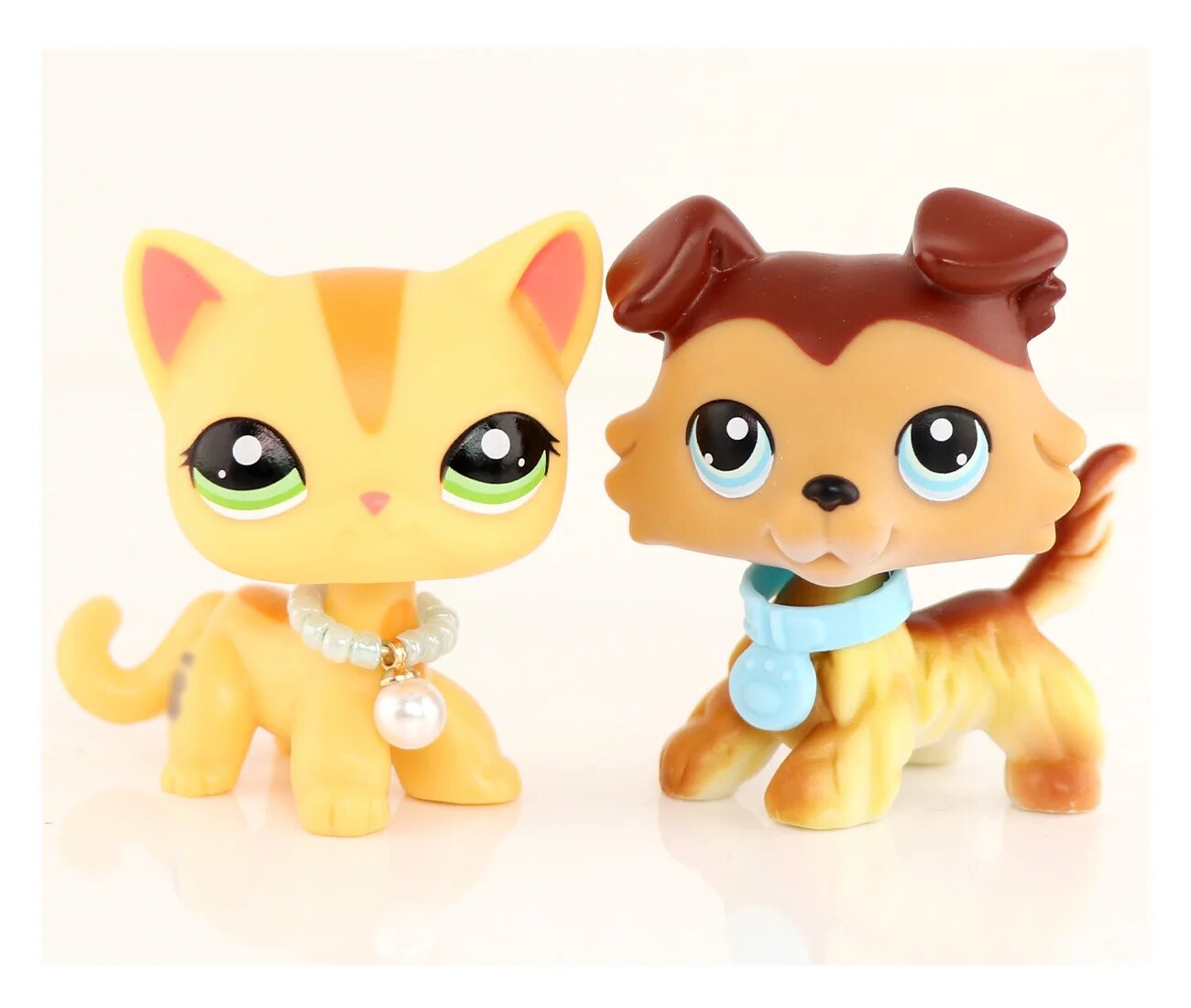 Коллекционные фигурки кошки и собаки Littlest Pet Shop, Цвет: 1905 and 58-1