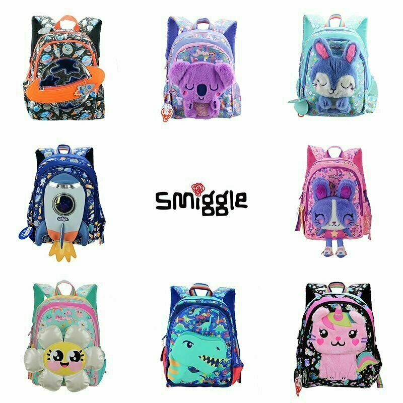 Ультра-легкий рюкзак Smiggle для начальной школы в Австралии с уменьшенной нагрузкой (36*30 см)