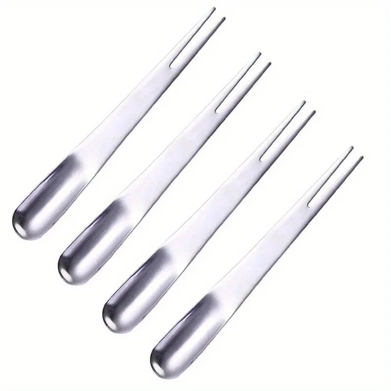 4 шт./лот, вилка для десерта, ложка из нержавеющей стали, вилки для десерта для торта, салата, кухни, аксессуары для еды Bento
