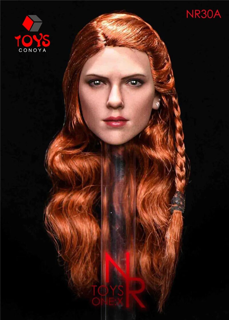 Лепка головы 1/6 Scarlett Johansson, цвет NR30A