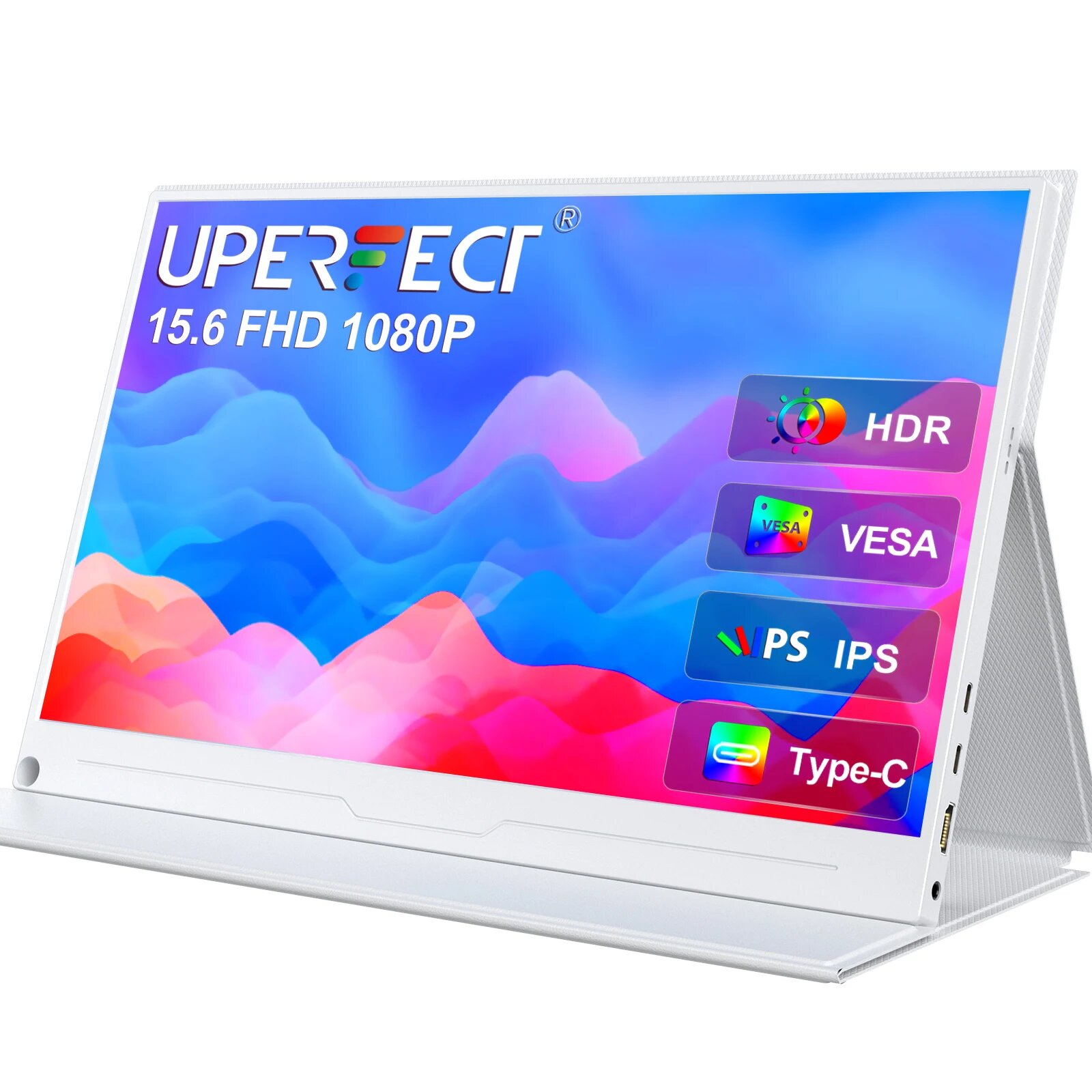 UPERFECT Портативный монитор 15,6 дюймов 1080P Европейская вилка (EU Plug)