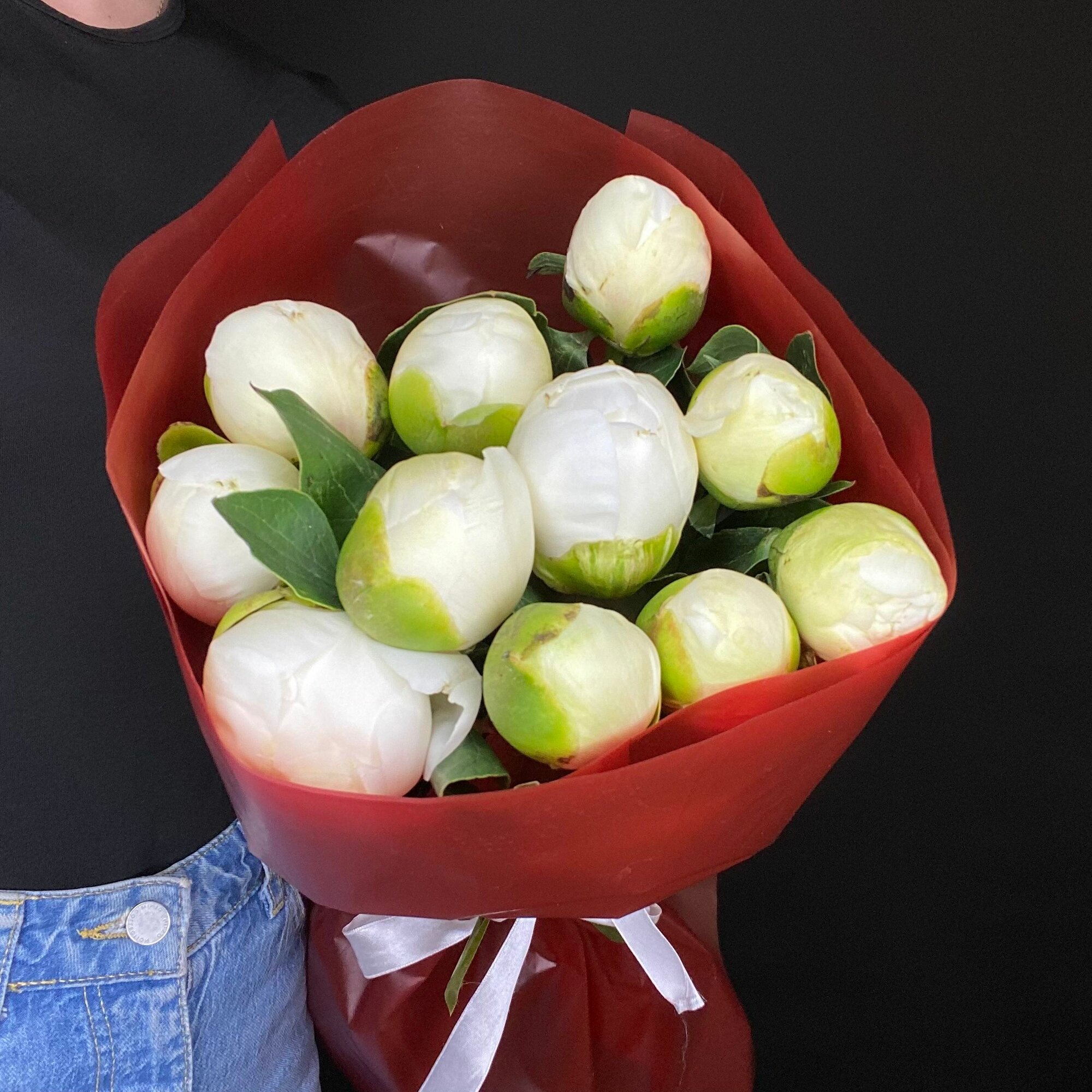 Пионы белые