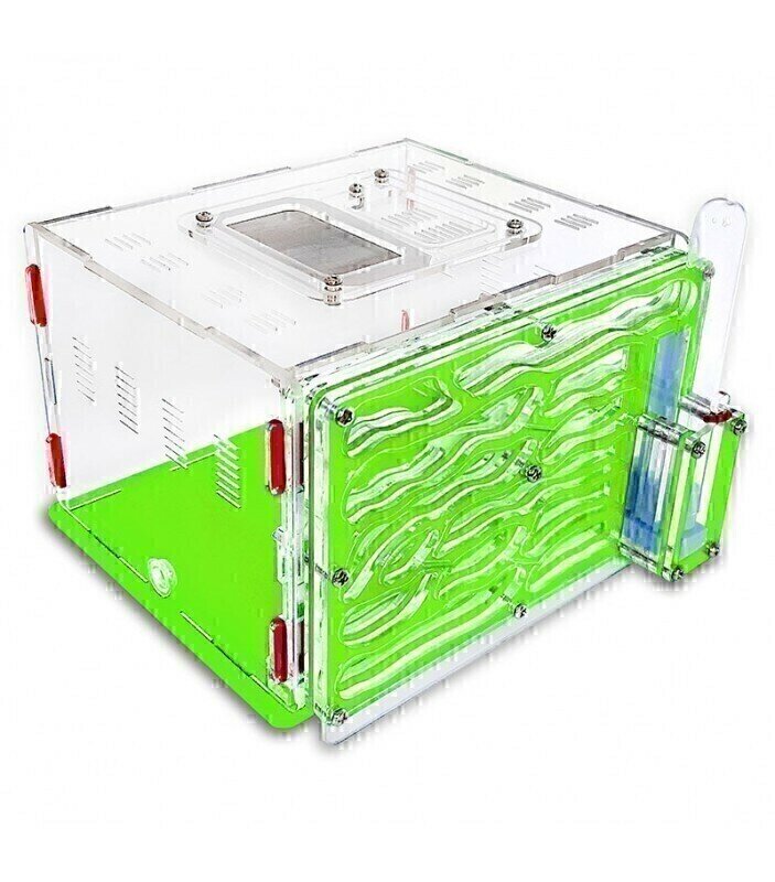 Муравьиная ферма Ant City S6-Т6 Workshop green AntLife.r в собранном виде, антипобег + Подарок!