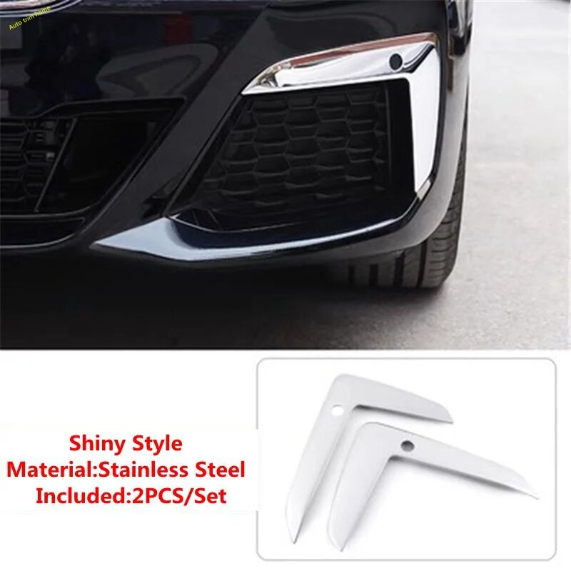 Аксессуары, передний бампер, противотуманные фары, накладка, светоотражающая наклейка, декор, подходит для BMW 5 серии G30 525i 530i 2017-2023 Model A