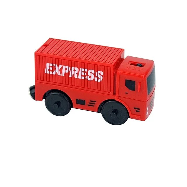 Деревянная игрушечная железная дорога, магнитный набор, электровоз, литой под давлением, полностью деревянный, фирменная Biro, железнодорожная дорога, детская игрушка