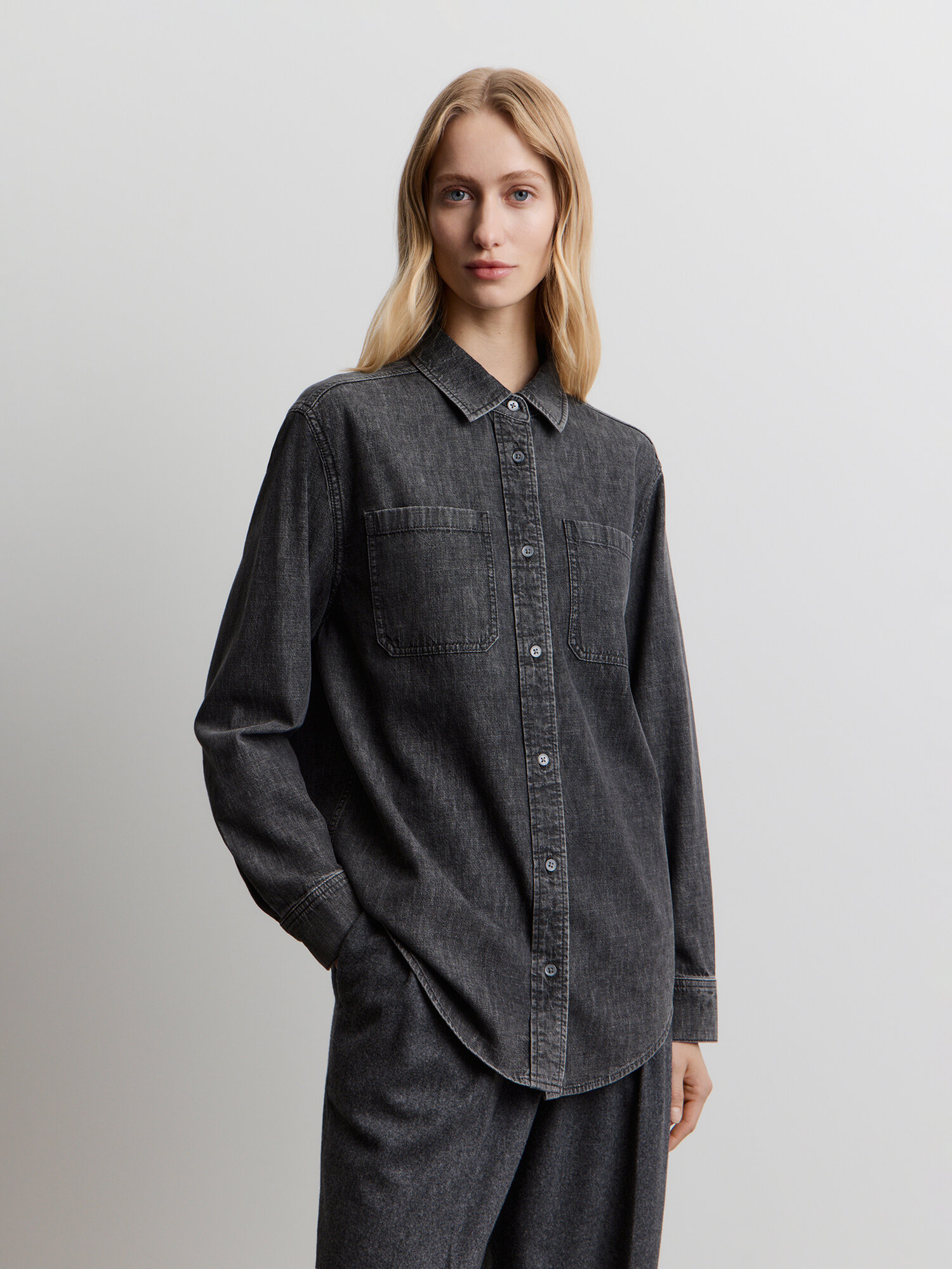 Рубашка из денима Light