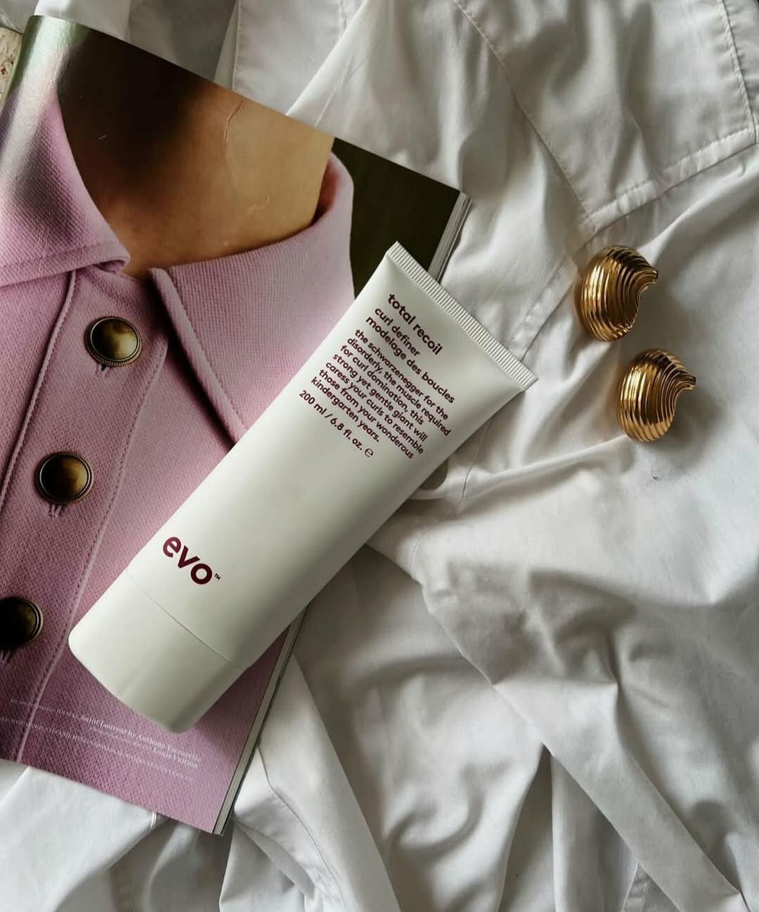 Evo стайлинг-крем для вьющихся и кудрявых волос (пружина) total recoil curl definer, 200 мл