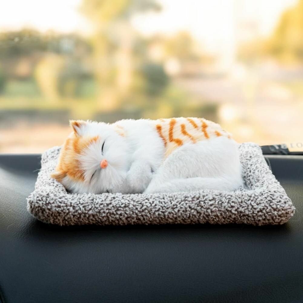 Мягкая игрушка кошка в машину на панель авто