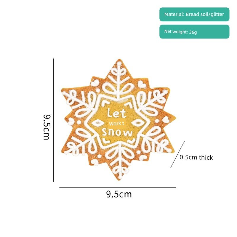 Новогодние украшения: глиняный пряничный человечек, домик, снежинка, колокольчик, подвеска из мягкой глины, елочный