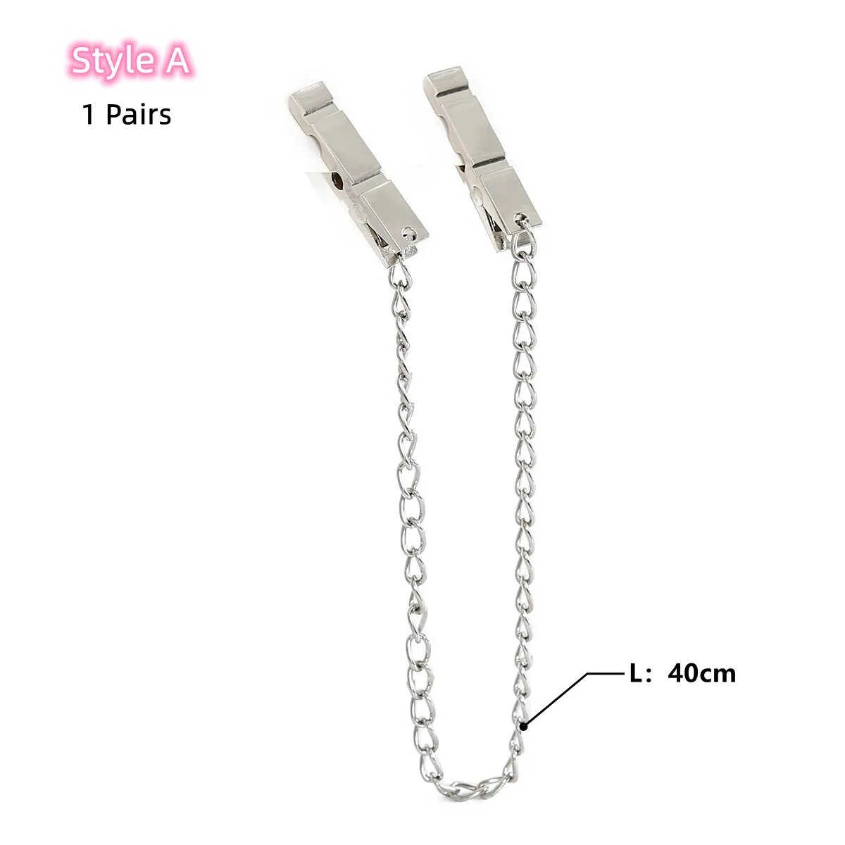 Взрослые игры секс-игрушки рандомный зажим с весовым шариком для пар БДСМ бондаж 1 Pair with Chain