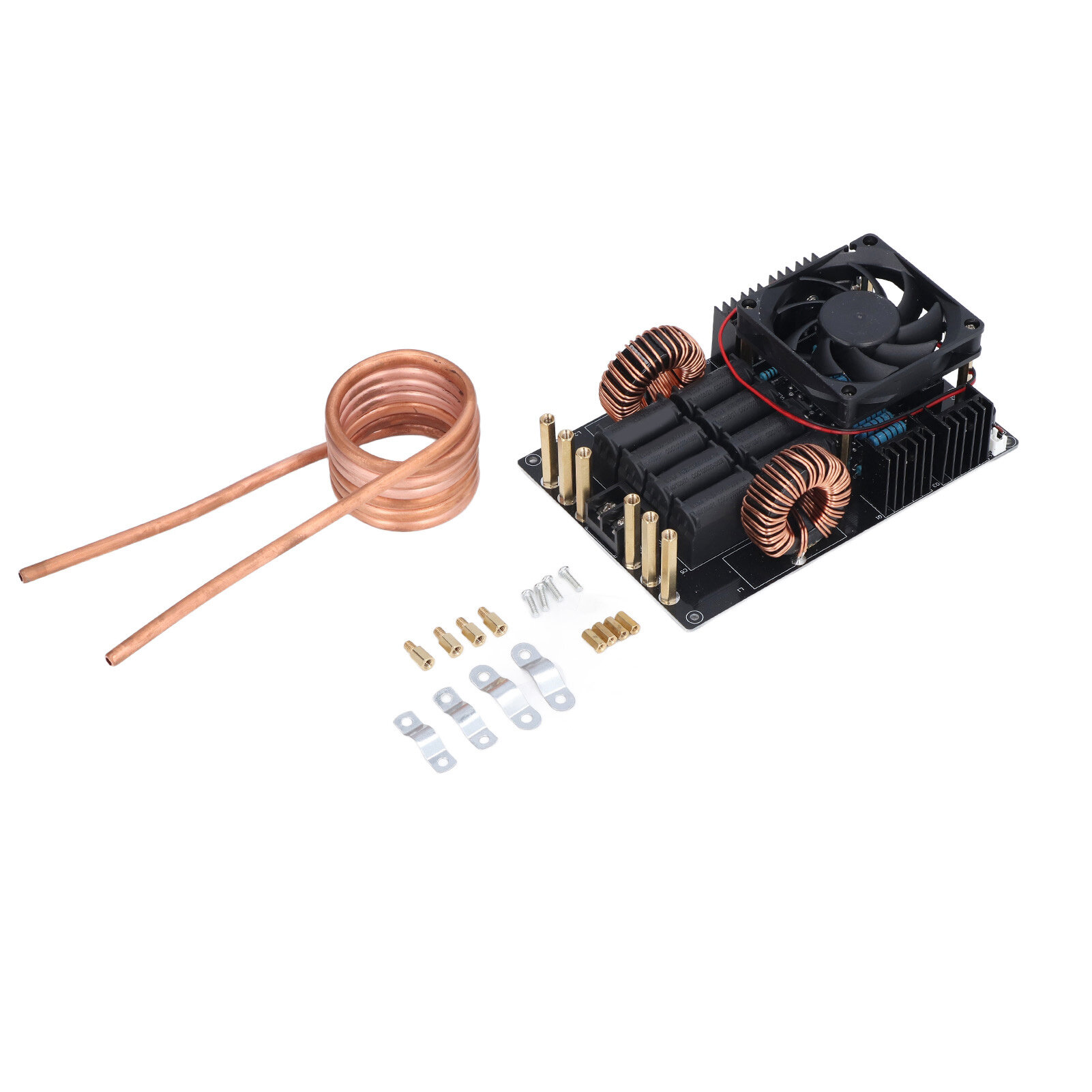 Индукционная плата отопления ZVS модуль питания нагревателя с катушкой DC 12‑40V 50A 1KW