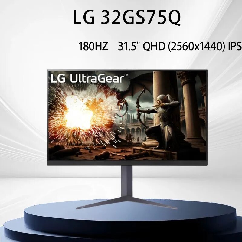 LG 31.5" Монитор, черный