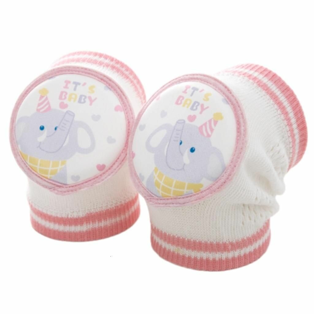 Детские наколенники, налокотники от падения, наколенники-фиолетовый слоненок