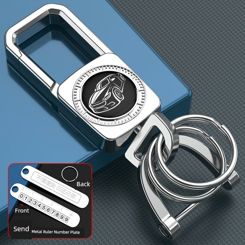 Брелок для ключей автомобиля, высококачественный аксессуар, мужской, деловой, для ношения на поясе, защита от потери,
