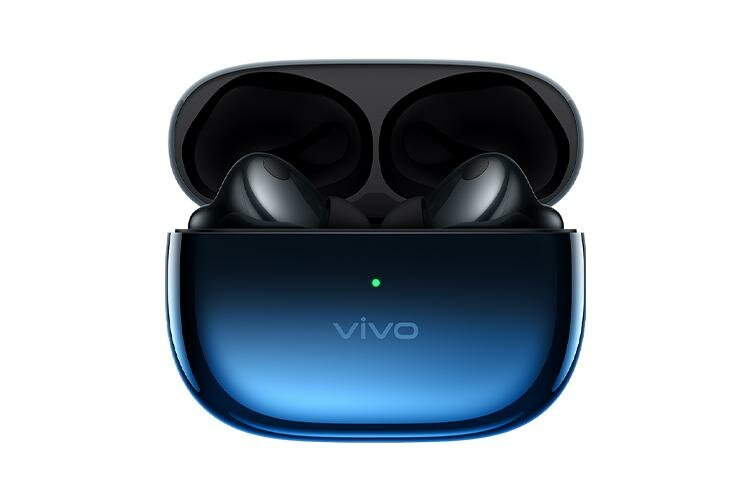 Наушники-вкладыши Vivo TWS 3 Pro с активным шумоподавлением Hi Fi, blue plan