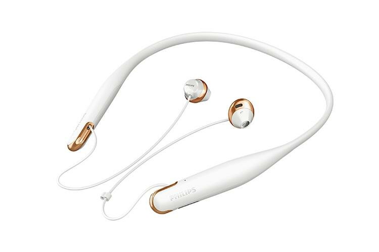 Спортивные беспроводные наушники PHILIPS N4205, белые