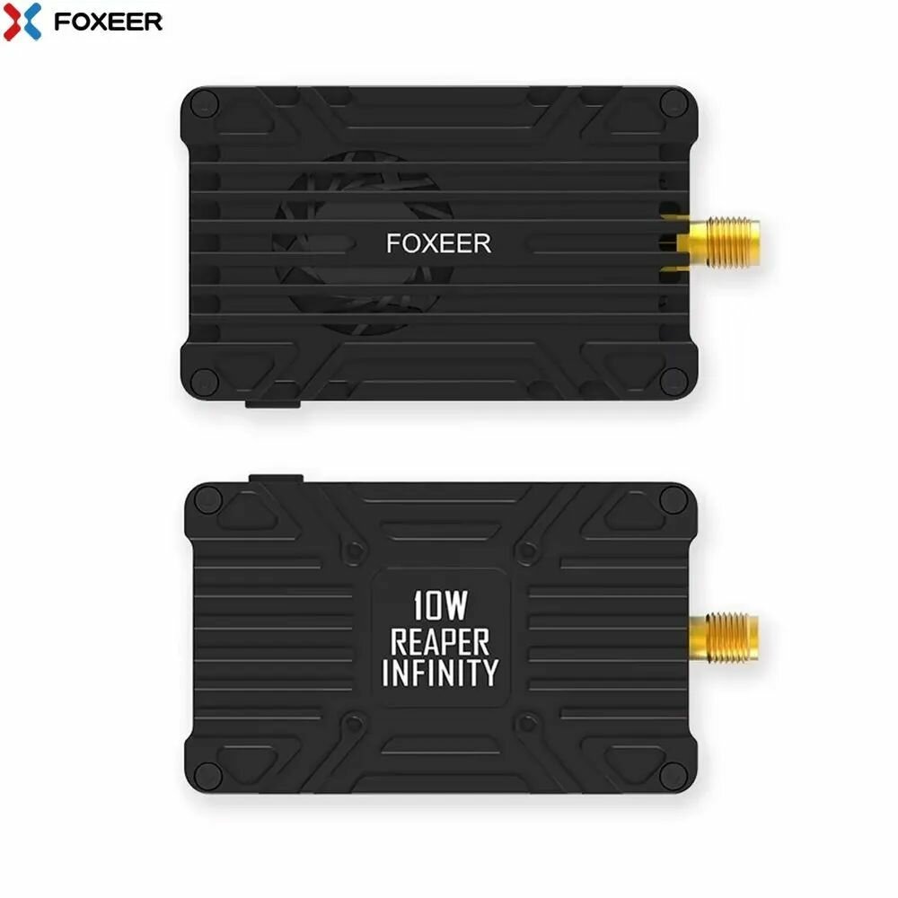 Видеопередатчик Foxeer 4.9G-6G eaper Infinity 5.8G 10W 80CH VTX 2-8S Lipo 400 Вт / 2 Вт / 5 Вт / 7.5 Вт / 10 Вт