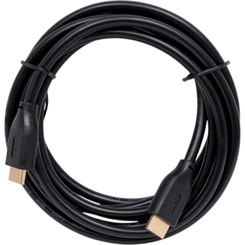 Кабель HDMI Cablexpert 3м, v2.1, 8K, 19M/19M, медь, позол. разъемы, экран, черный, пакет CC-HDMI8K-3M — фото 1