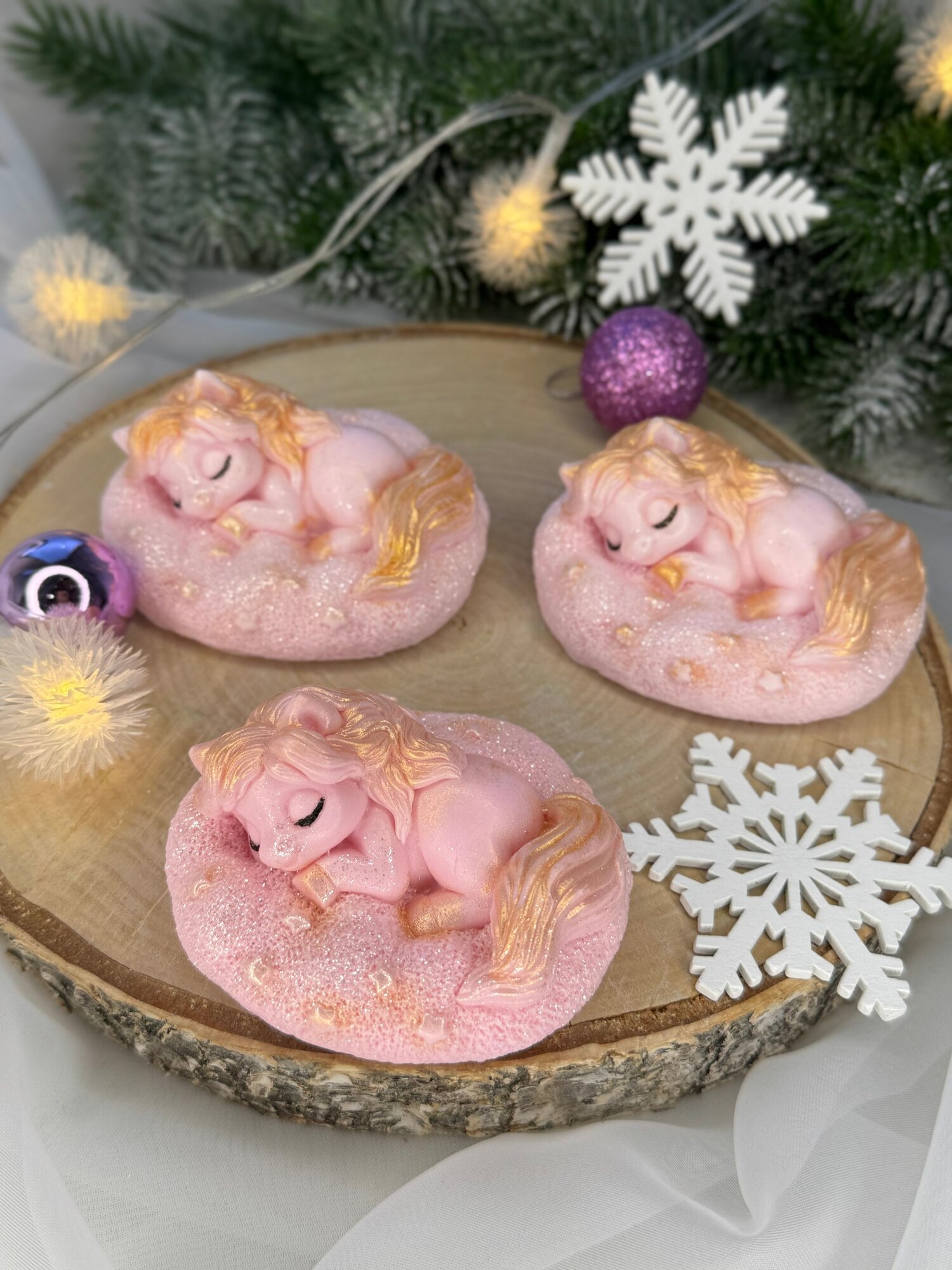 Подарочный набор 1 шт с символом года лошадкой и мандарином, подарок девушке на новый год на 8 марта на день рождения