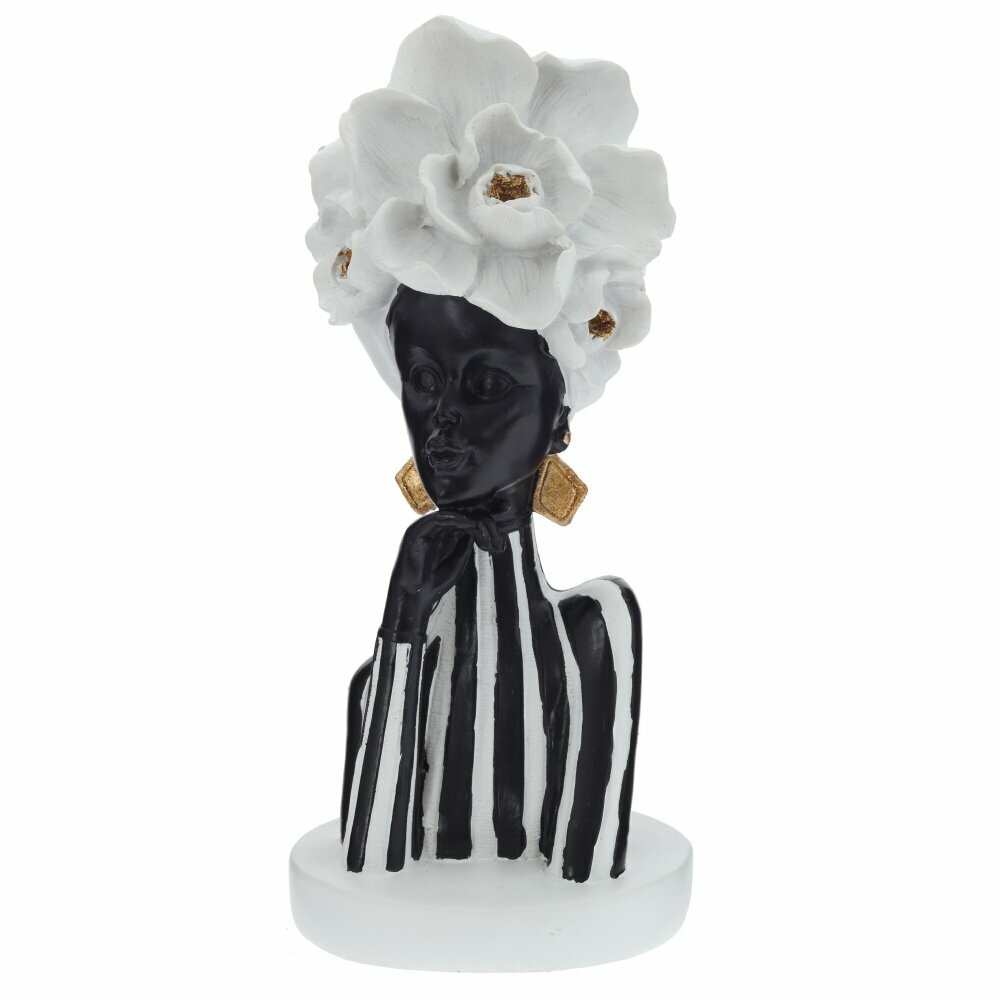 Фигурка декоративная "Африканка", L12,5 W12 H28 см