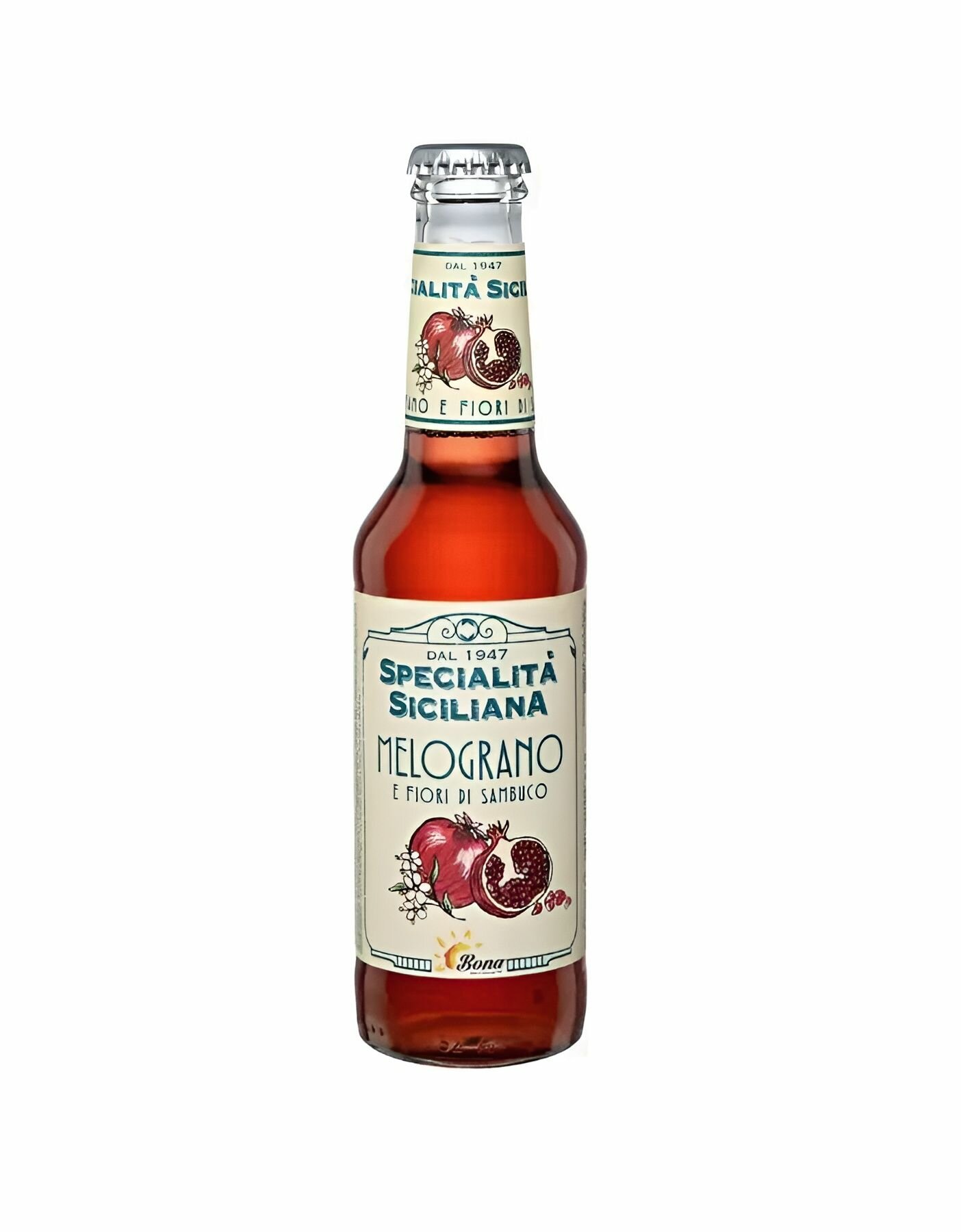 Лимонад Bona Melograno е Fiori di Sambuco, Гранат и цветы бузины, 250 мл х 12 шт.