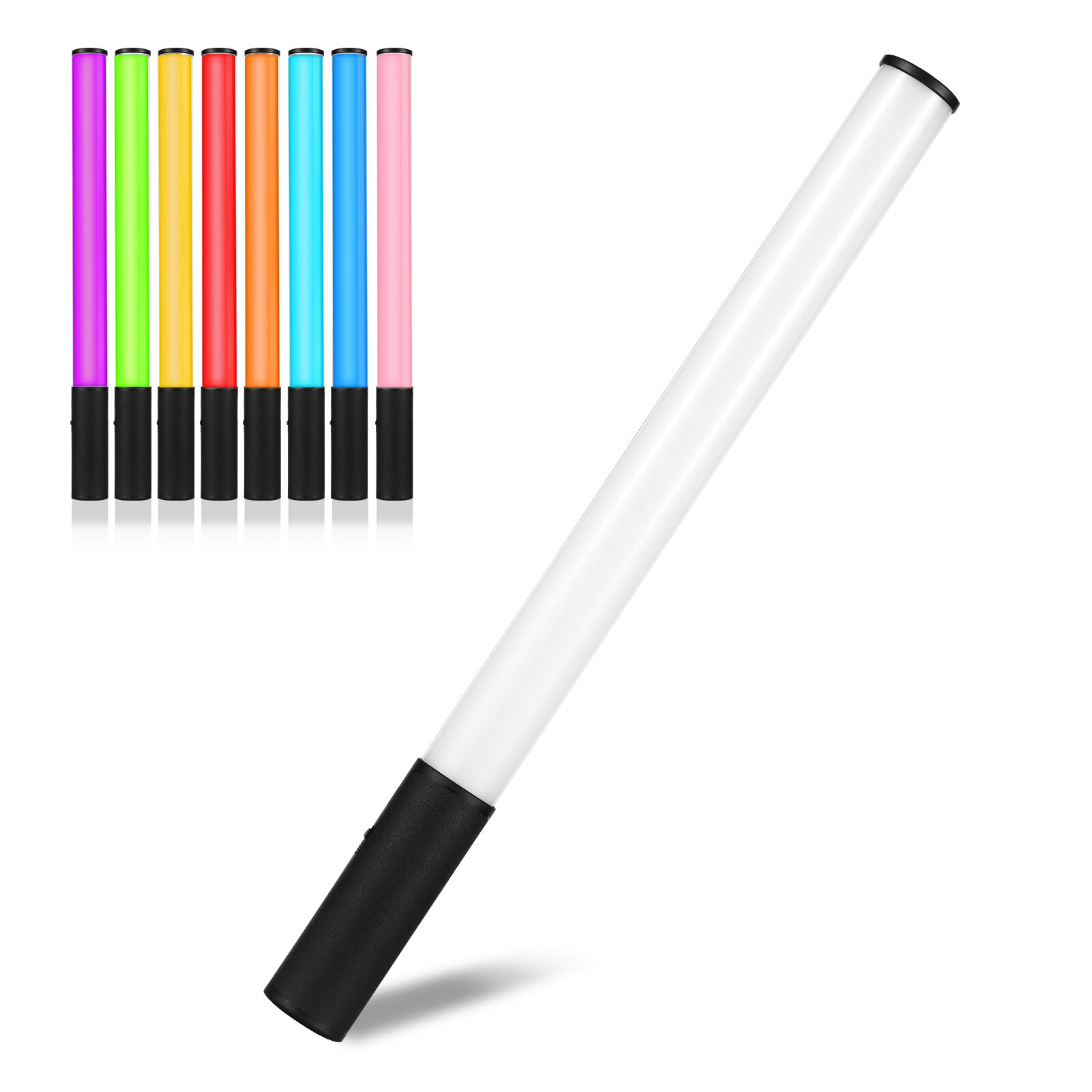 W150RGB-II Ручной RGB светодиодный световой трубчатый свет для видео 2500K-9000K с регулировкой яркости 20 световых сценариев встроенная батарея с ЖК-экраном для влога livestreaming портретной фотографии продукции