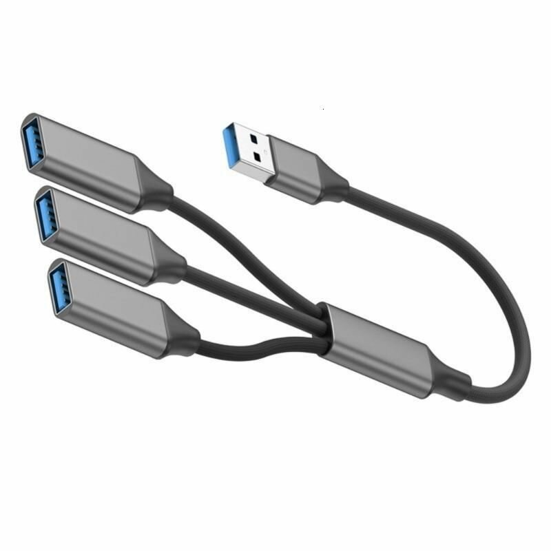 Кабели-адаптеры otg для док-станции USB-3 usb2.0-проводка USB серого цвета
