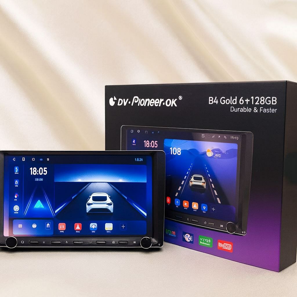 Магнитола андроид 9 дюймов 4 ядра 6х128 с физическими крутилками