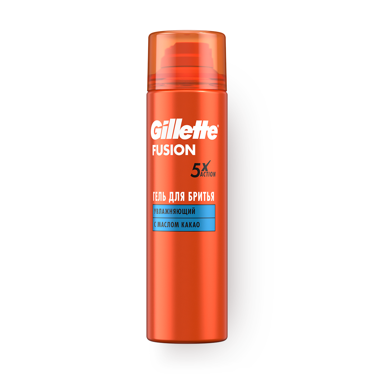 Гель для бритья Gillette Fusion, увлажняющий, с маслом какао, 200 мл