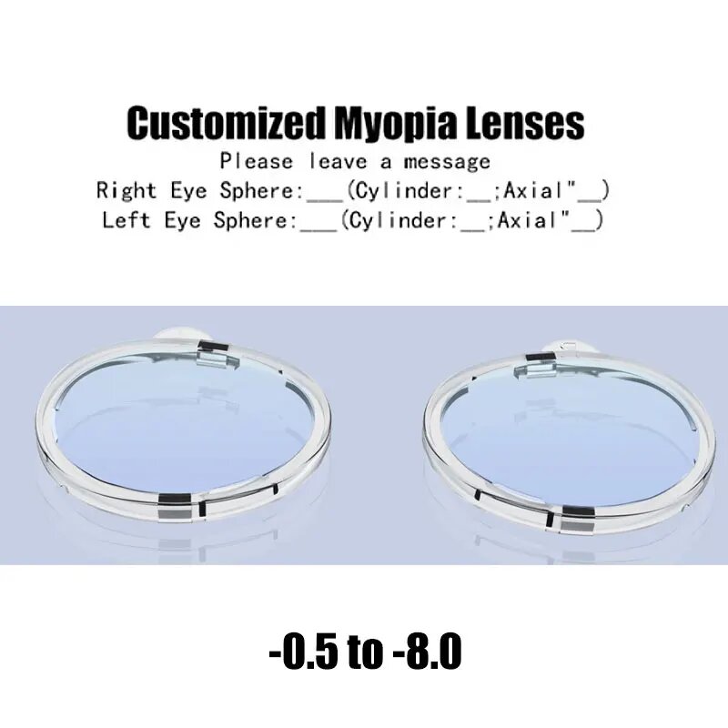 Магнитные очки для Apple Vision Pro, коррекция зрения, защита от синего света Custom lens