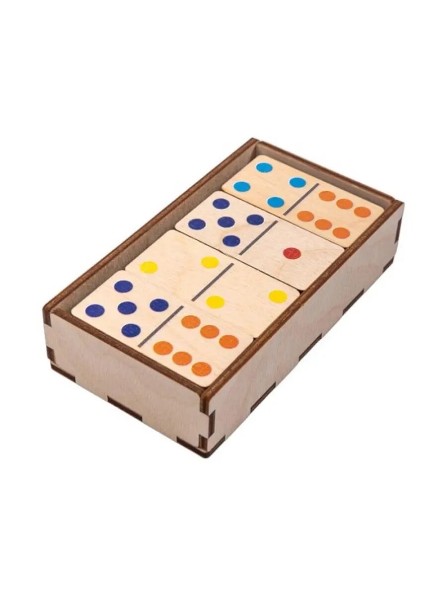 Настольная игра домино термопленка Буратино в кор.60шт